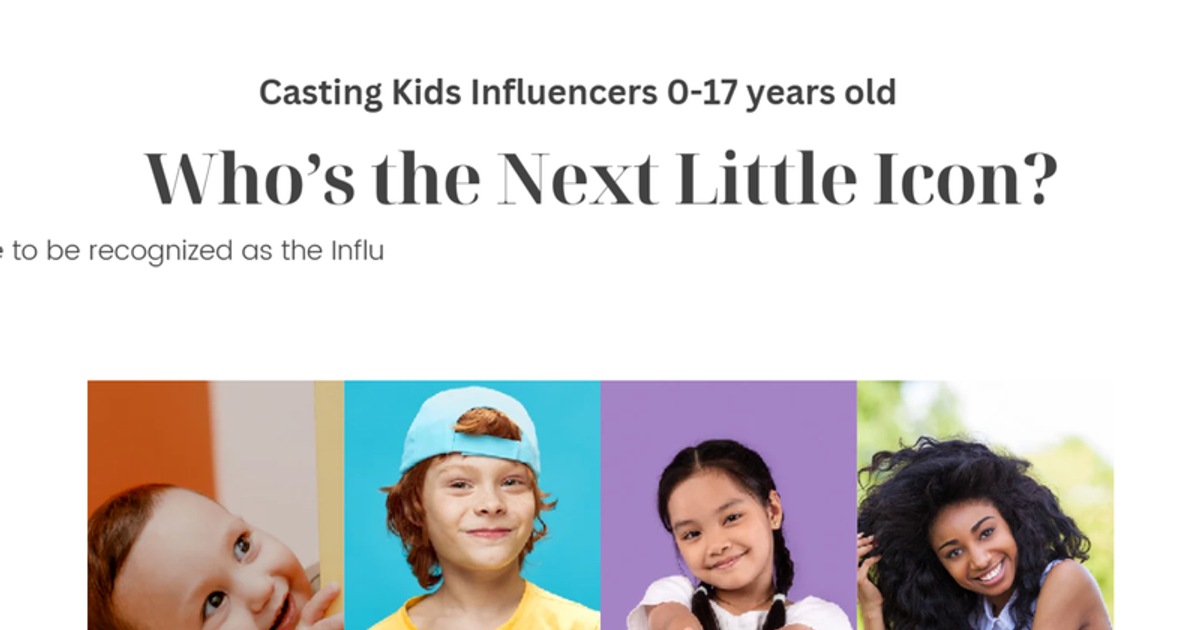 Casting Kids Influencers